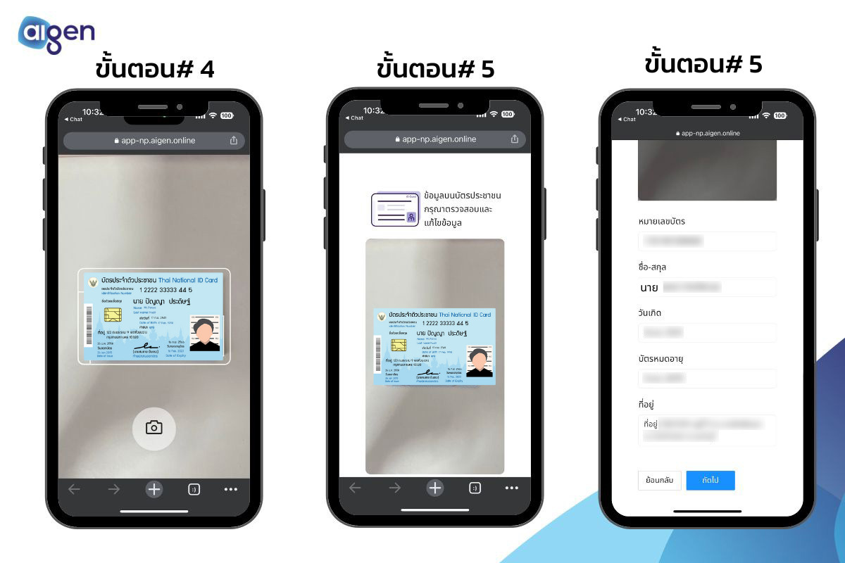 บริการระบบ e-KYC ยกระดับการยืนยันตัวออนไลน์สำหรับธุรกิจ - AIGEN