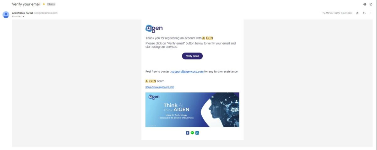 รู้จักกับ AIGEN Web portal บริการ AI สำหรับธุรกิจยุคใหม่ - AI GEN